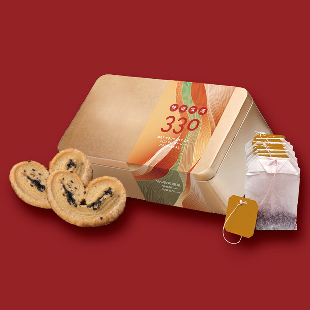 蝴蝶酥拼有机乌龙茶贺年礼盒 – eshop330